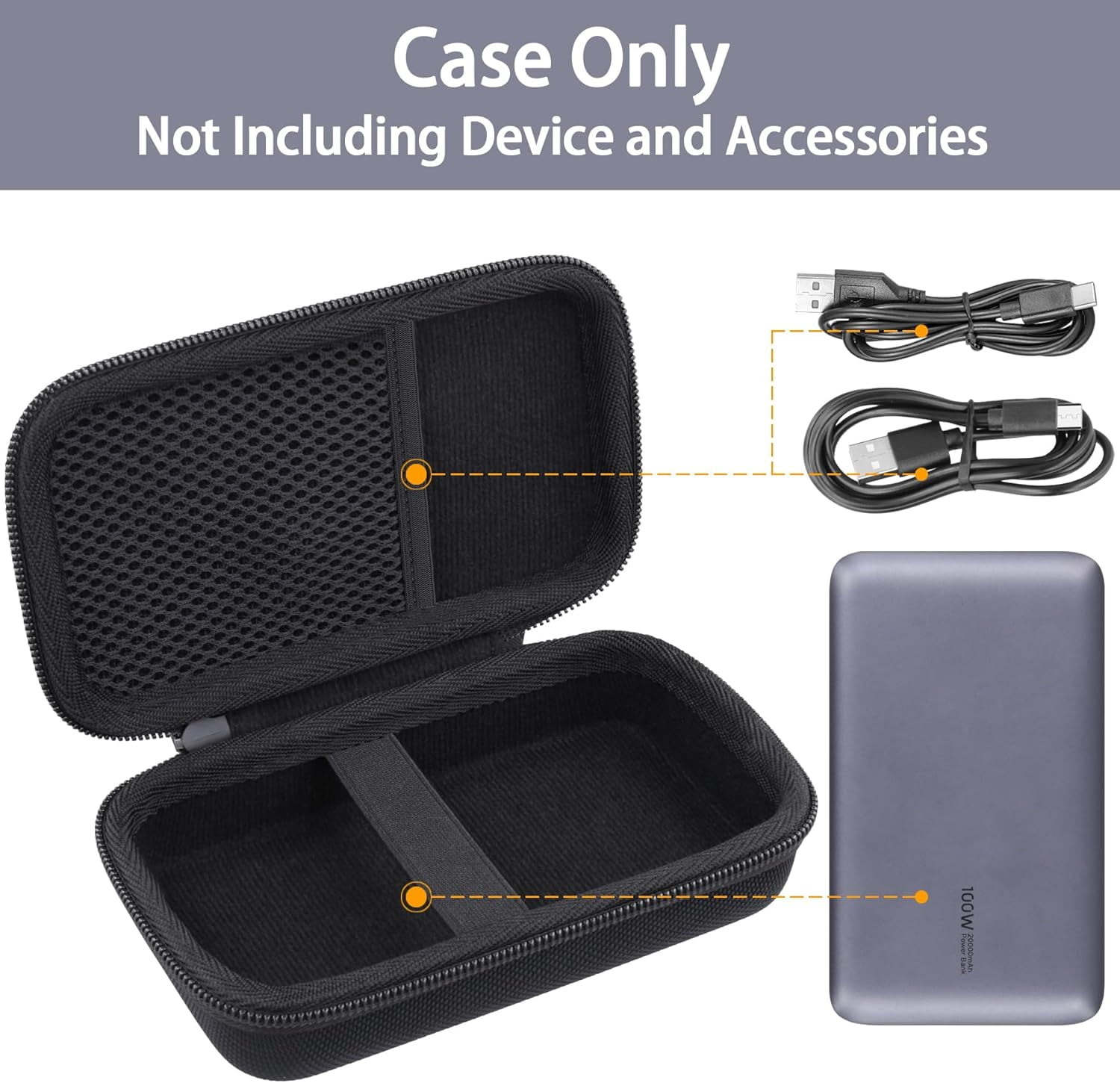 JUNCHI-Case for UGREEN 20000mAh 100W Power Bank,UGREEN Nexode Power ...