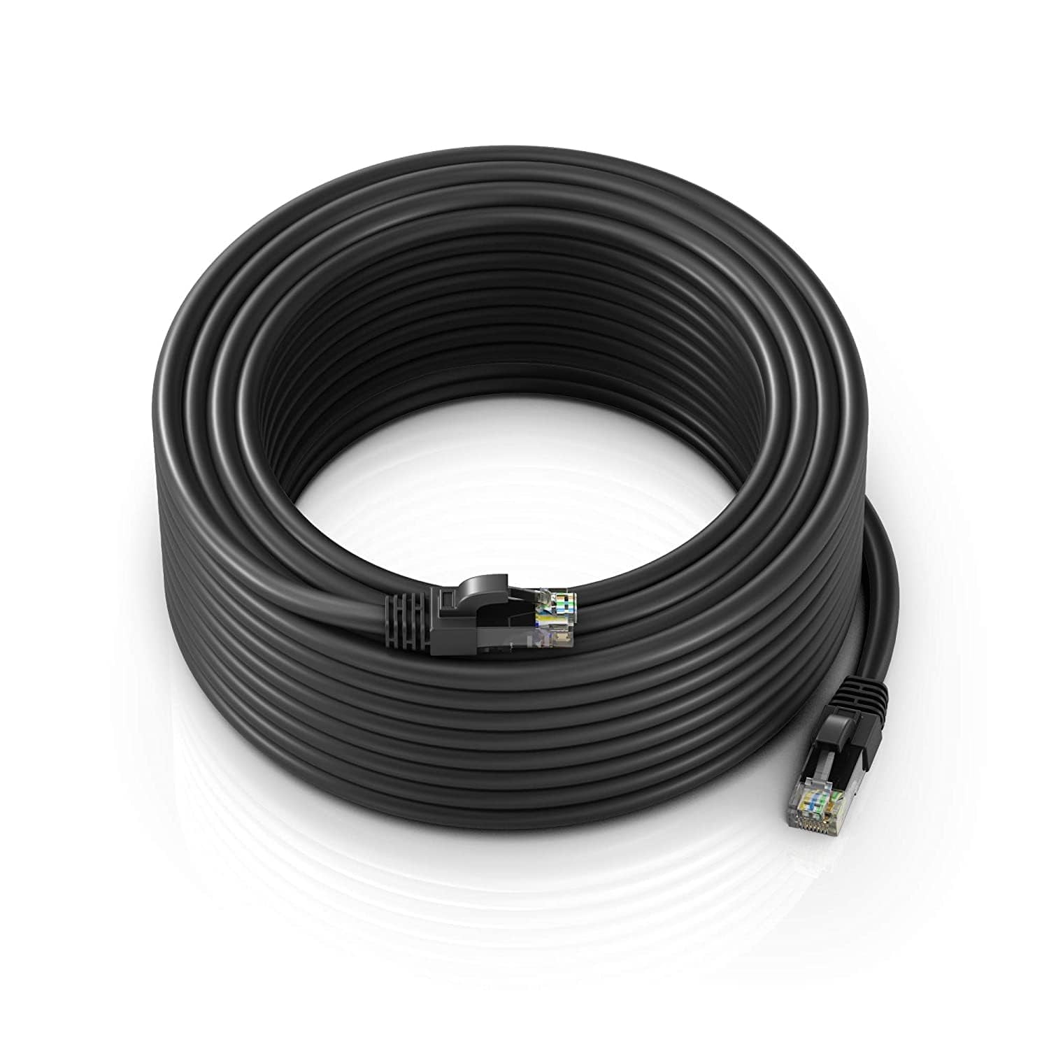 JUNCHI-Cat 6 Ethernet Cable - 200 ft High-Speed LAN, Internet, Patch ...