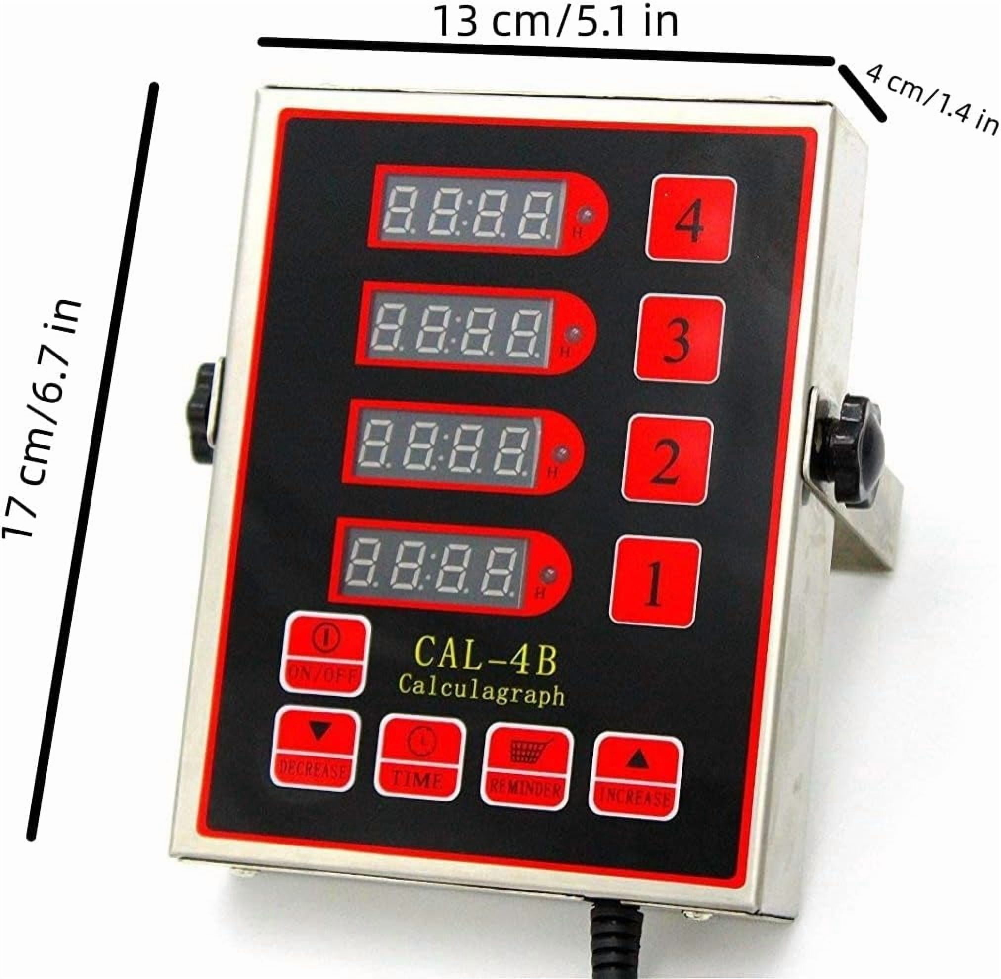 JUNCHI-Commercial 4 Channel Kitchen Timers Digital Restaurant Timer ...