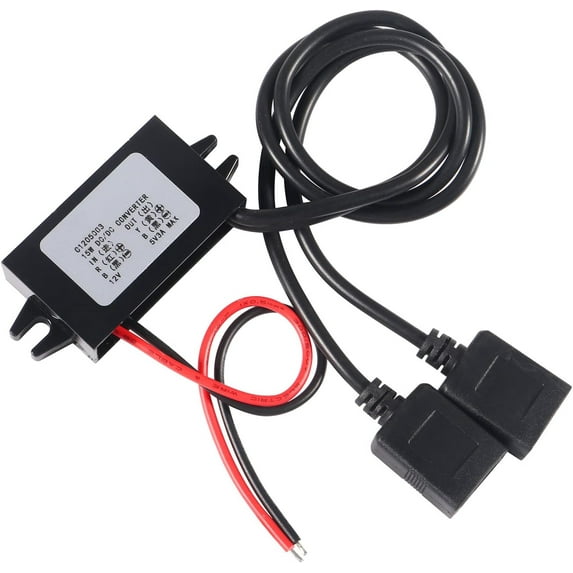 JUNCHI-DC Converter Module Voltage 12V to 5V 3A 15W USB Converter Buck ...
