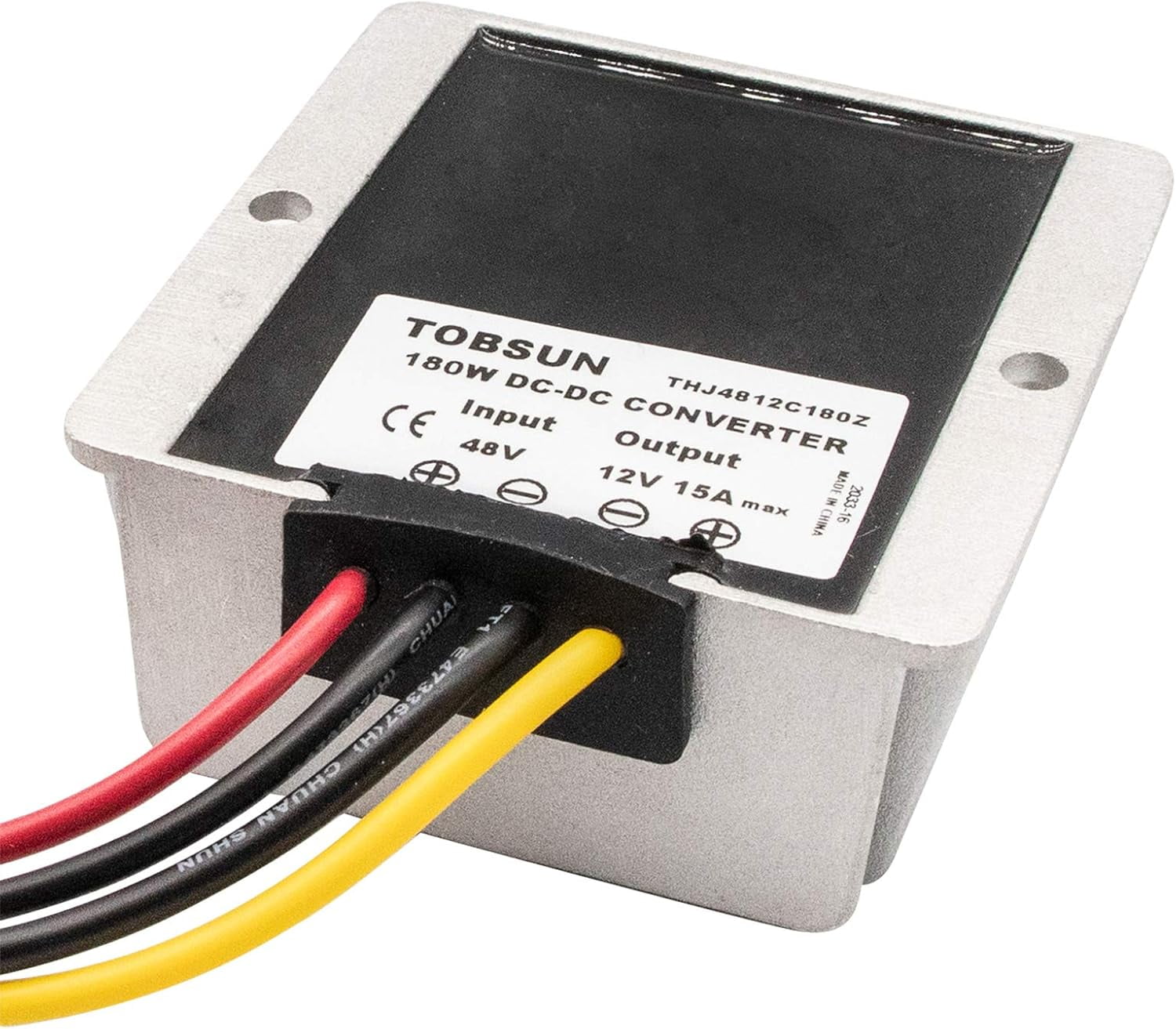 JUNCHI-DC Voltage Reducer 48V Step Down to 12V 15A 180W Buck Converter ...