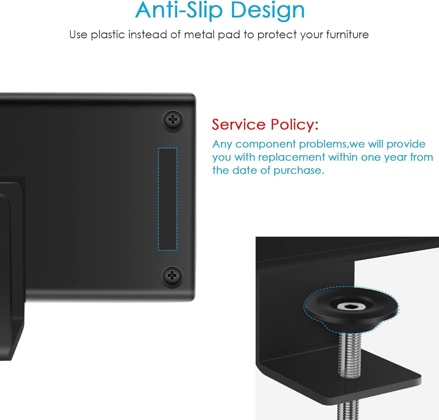 JUNCHI-Desk Power Strip with 20W USB C Fast Charge Port, White 800J ...