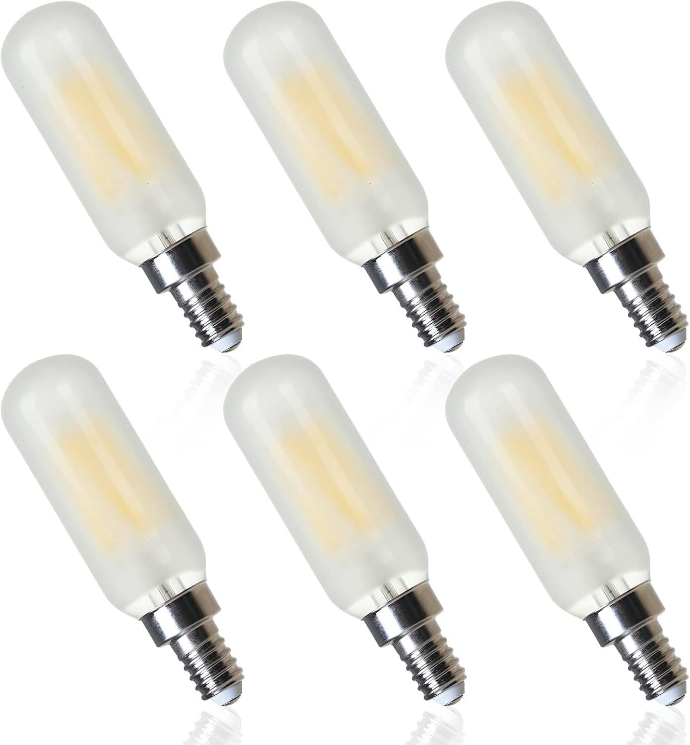 JUNCHI-E12 LED Bulb Daylight White 4000K, Frosted Candelabra Light ...