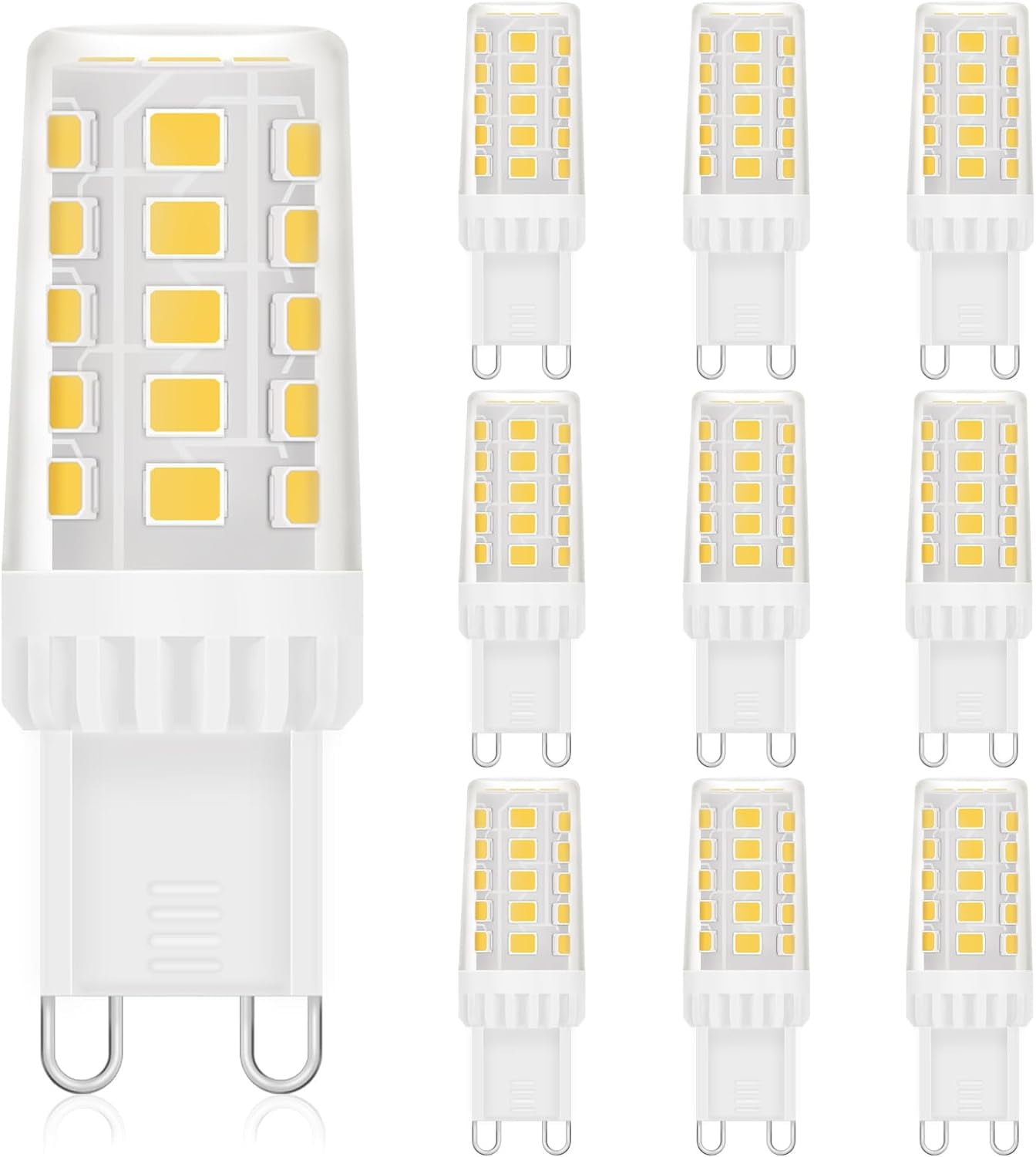 JUNCHI-Energetic G9 Bulb Non-Dimmable, G9 40W T4 Halogen Equivalent ...