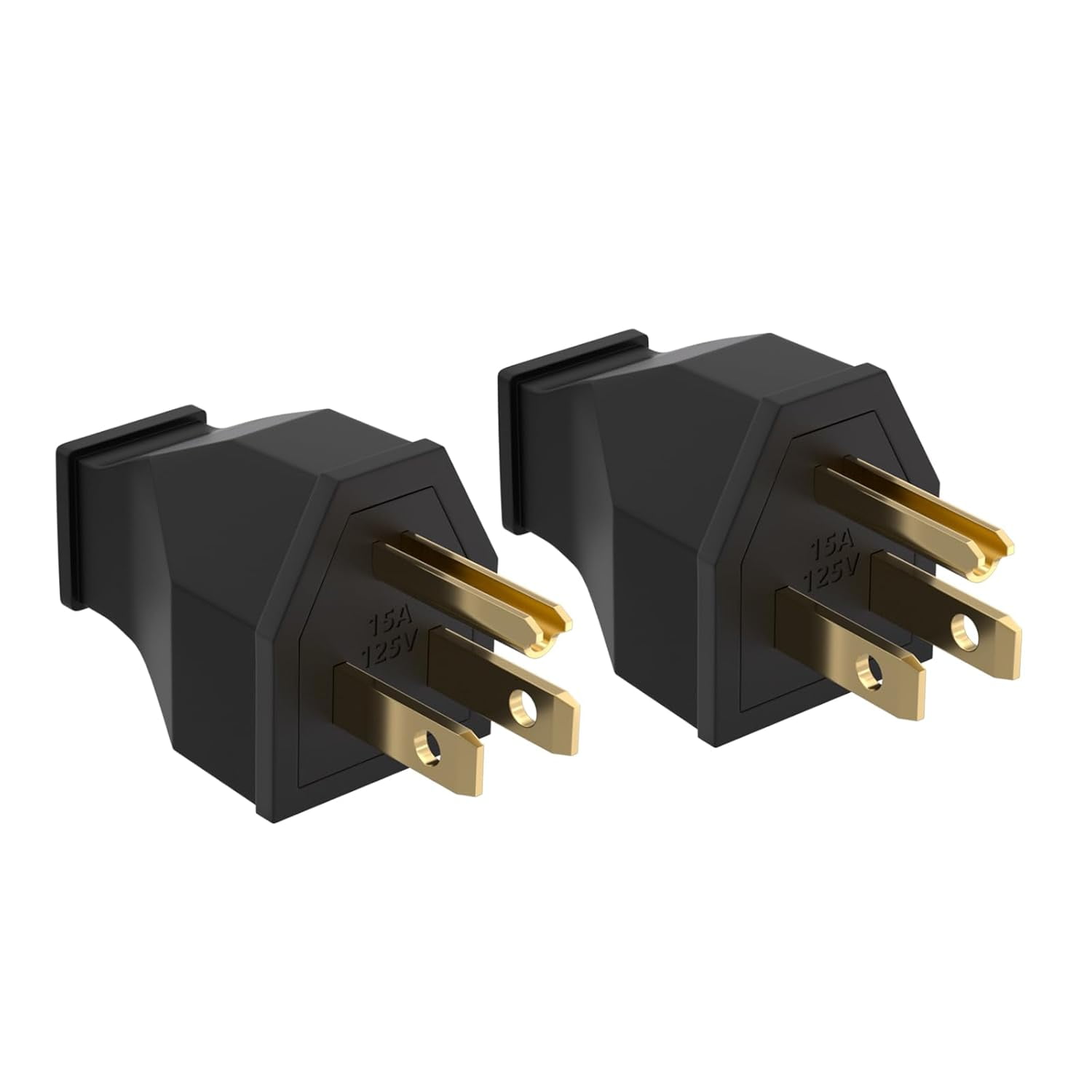 JUNCHI-Extension Cord Ends 125V 15A 2Pole 3Wire Male Straight Blade ...