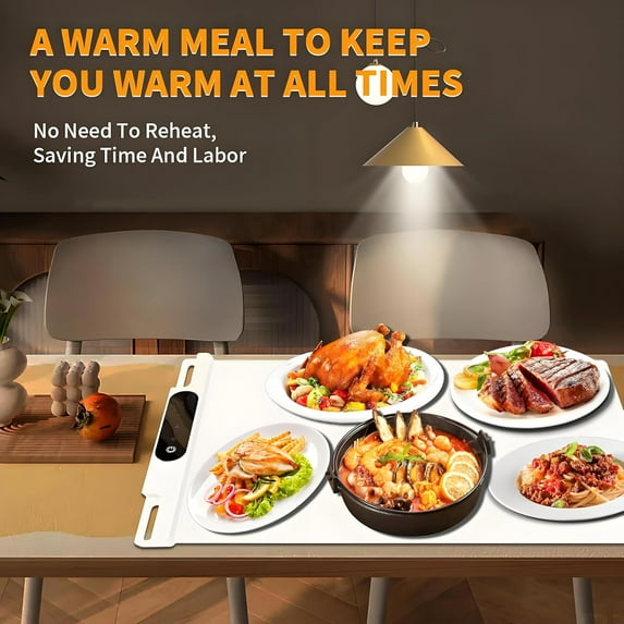 JUNCHI-Food Warming Mat,Fast Heating Silicone Electric Warming Tray ...