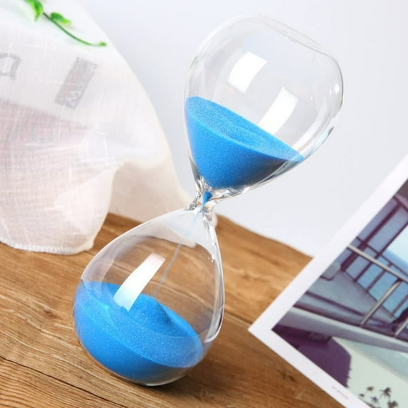 JUNCHI-Hourglass, Hand-Blown Sand Timer Set for Time Management 15 ...