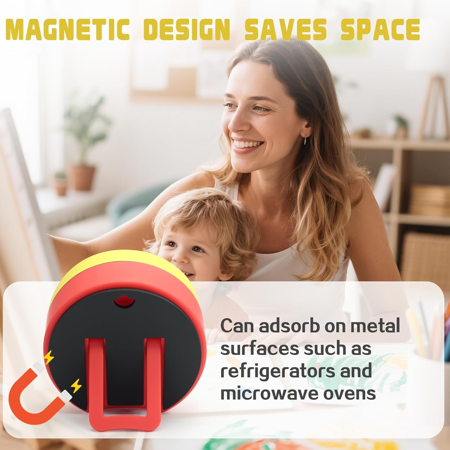 JUNCHI-Kitchen Timer for Cooking,Chef Cooking Timer Clock,No Batteries ...