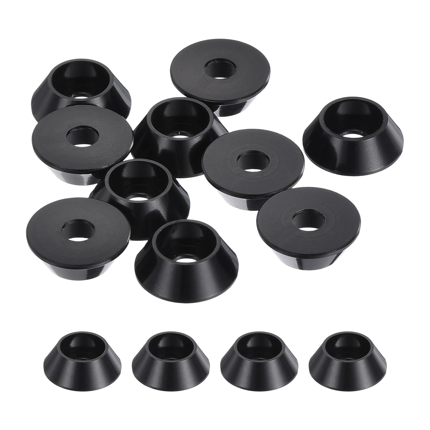 JUNCHI-M3 Cone Cup Washers,Anodized Aluminum Gaskets Cup Head Washer ...