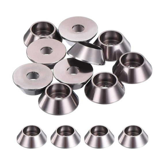 JUNCHI-M3 Cone Cup Washers,Anodized Aluminum Gaskets Cup Head Washer ...