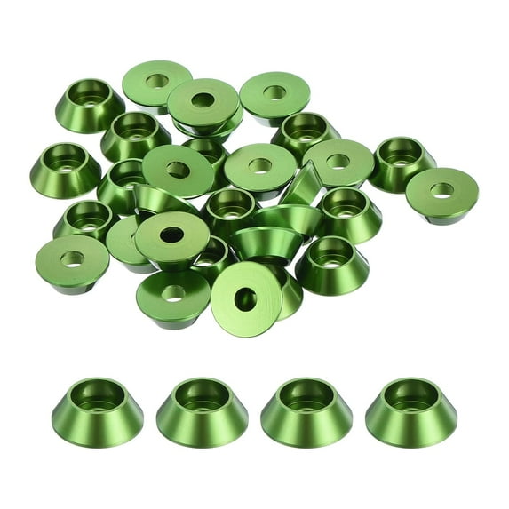 JUNCHI-M3 Cone Cup Washers,Anodized Aluminum Gaskets Cup Head Washer ...