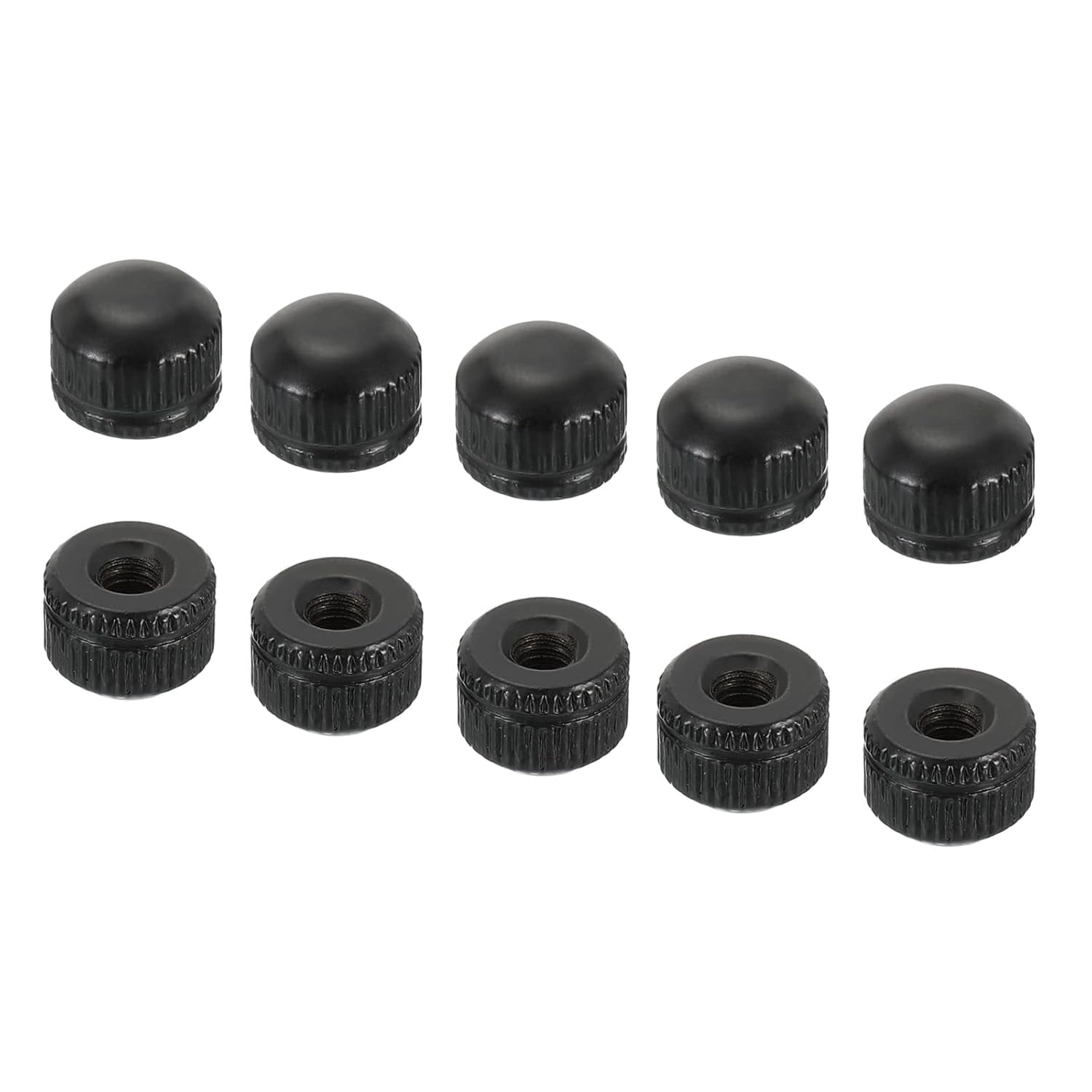 JUNCHI-M4x0.7 Cap Nut, 25 Pack Acorn Nut Screw Knob Cap Insert Bolt ...