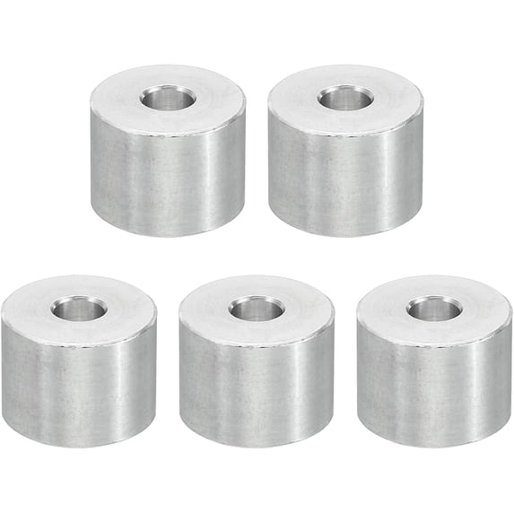 JUNCHI-M5 Aluminum Spacers, 5 Pcs Metal Spacer Aluminum 5.2mm ID x 16mm ...
