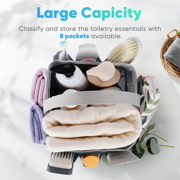 JUNCHI-Mesh Shower Caddy Portable for College Dorm Room Essentials ...