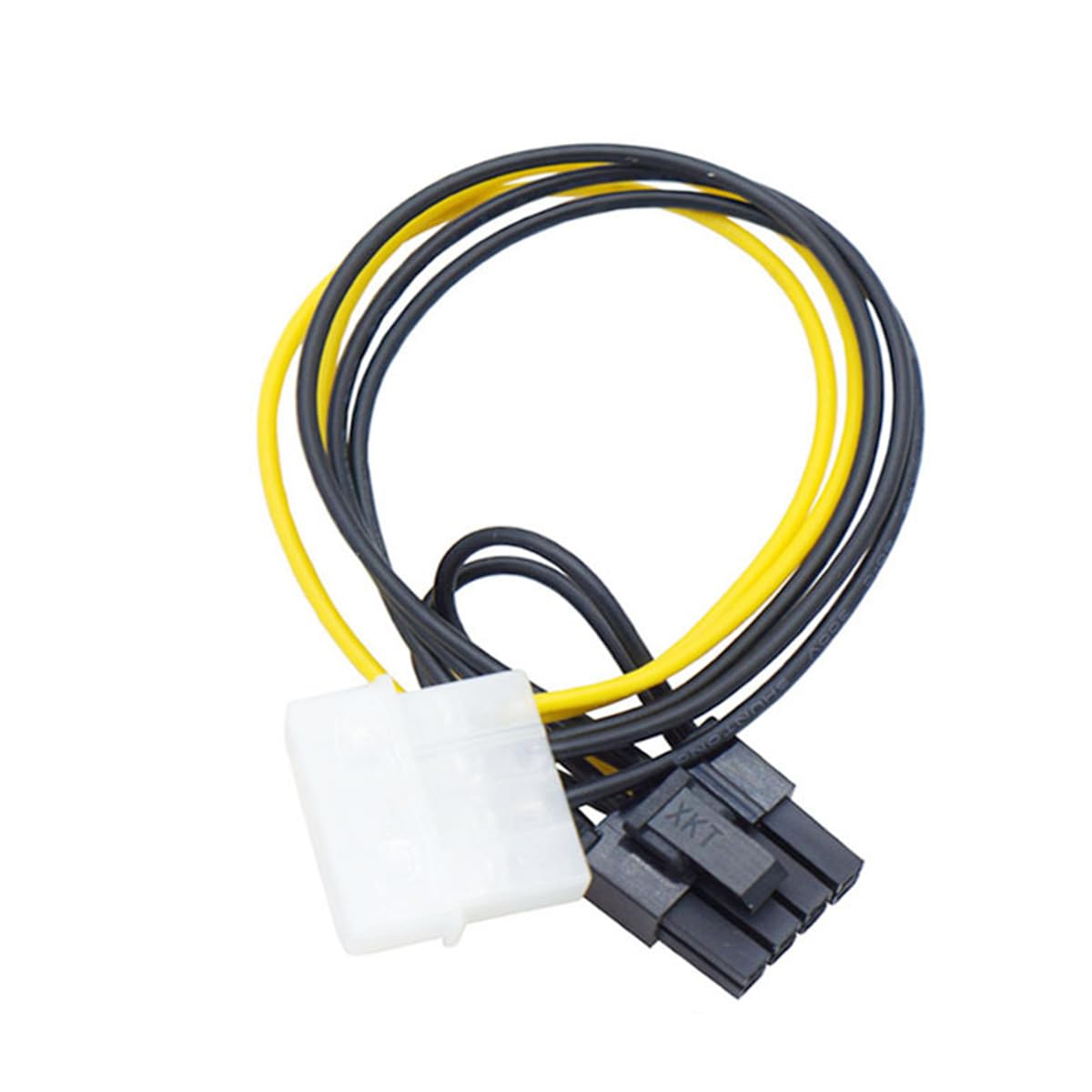 JUNCHI-Molex to Graphics Card Power Cable, Molex IDE LP4 4-Pin Male to ...