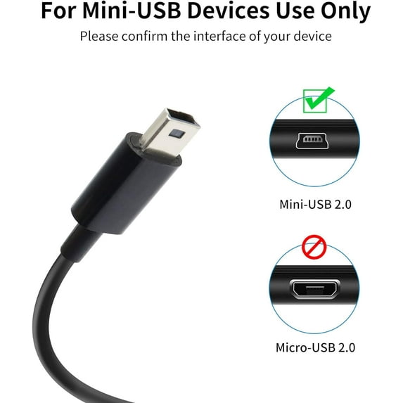 JUNCHI-Multi Mini USB Splitter Cable,3 in 1 USB 2.0 A Male to 3 Mini 5 ...