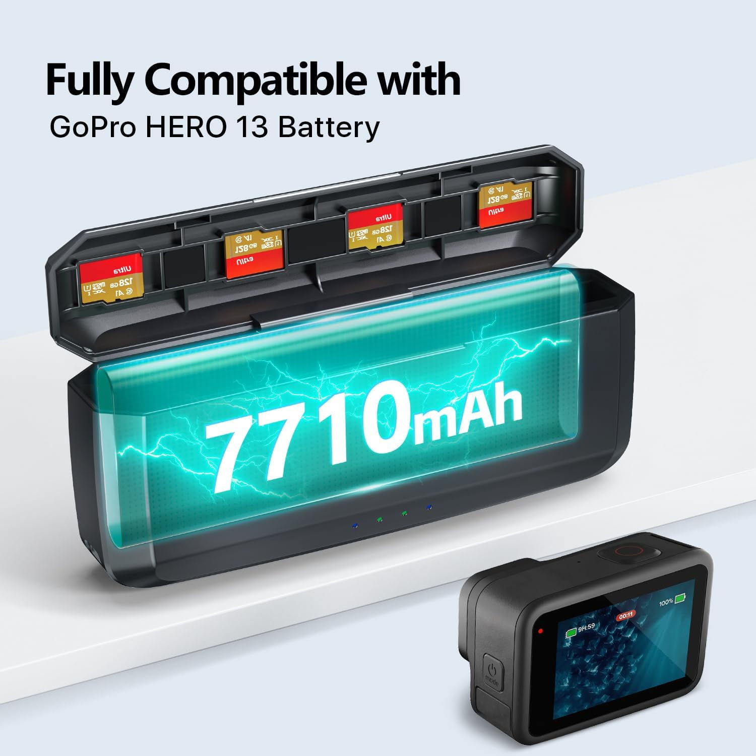 JUNCHI-Portable Charger Built-in 7710mAh 20W Fast Charging Power Bank ...