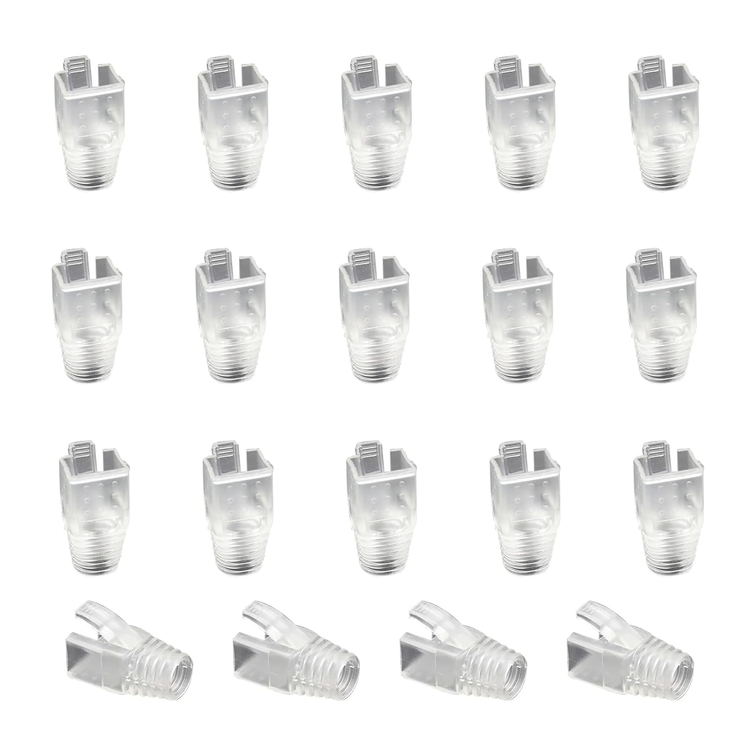 JUNCHI-RJ-45 Cable Connector Boots RJ45 Boots Plastic Network Wire,100 ...