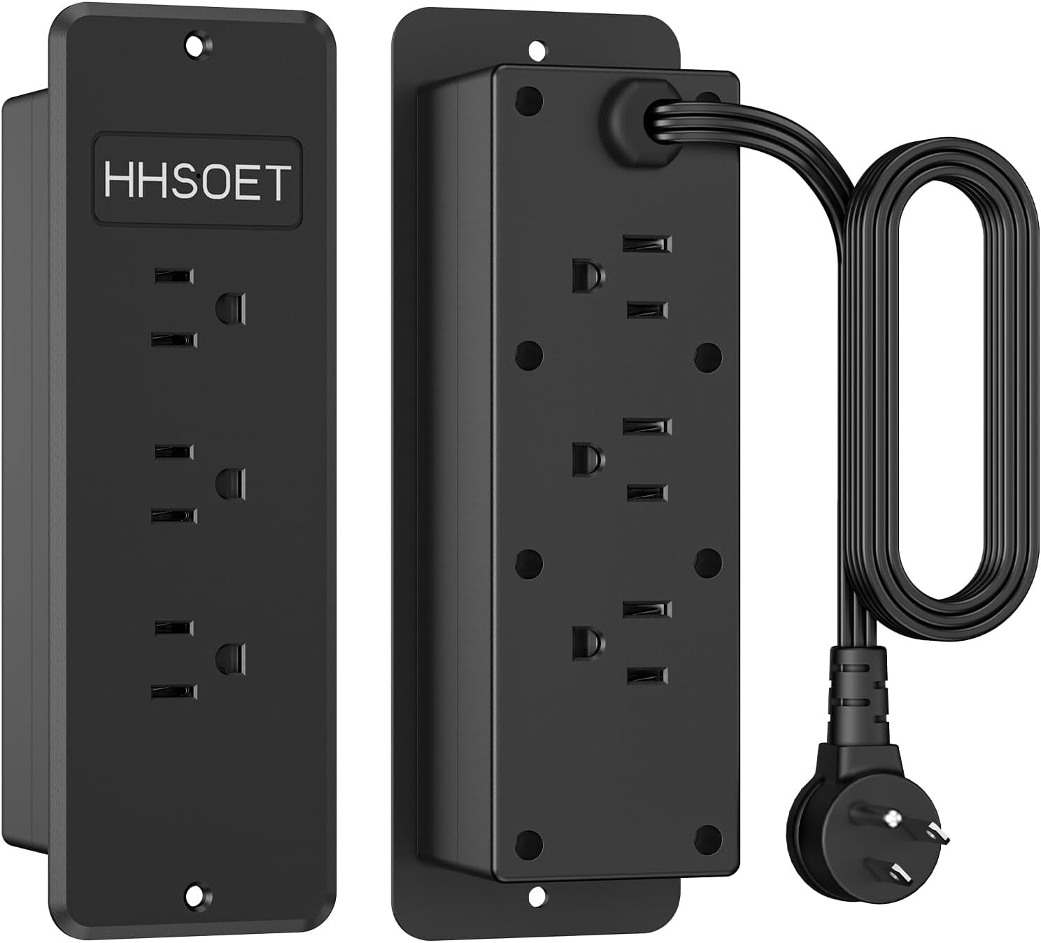 JUNCHI-Recessed Power Strip, Fast Charging Furniture Outlet Flat Plug ...