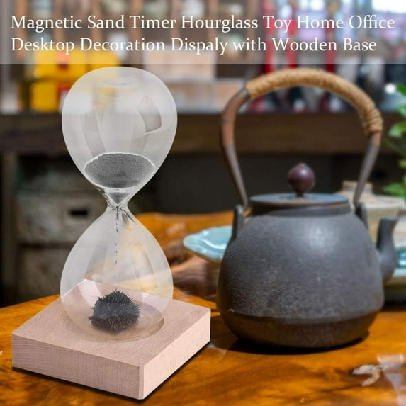 JUNCHI-Sand Timer, Magnetic Iron Filings, Desktop Decoration, 18-30 ...