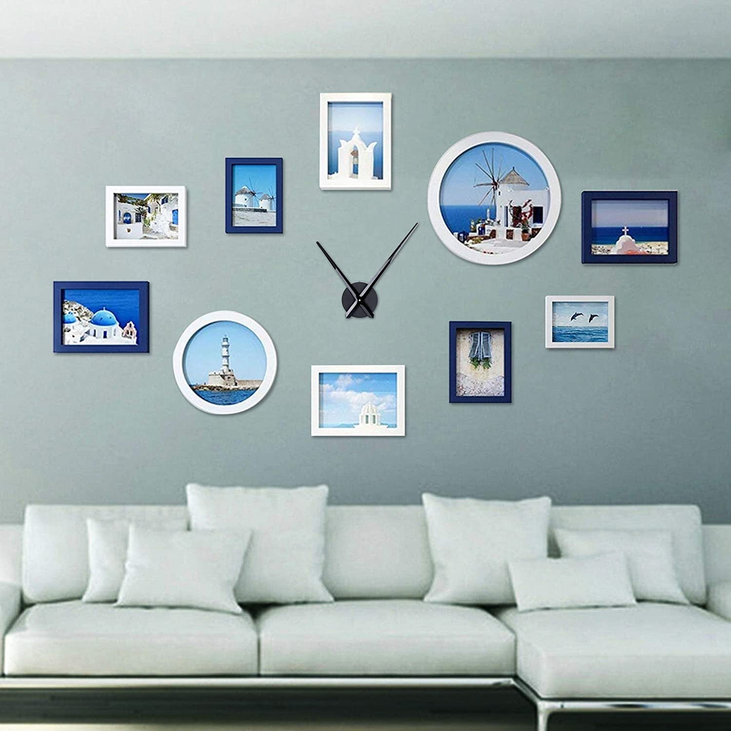 JUNCHI-Silent 24 Inch DIY Wall Clock with Large Clock Hands and Motor ...