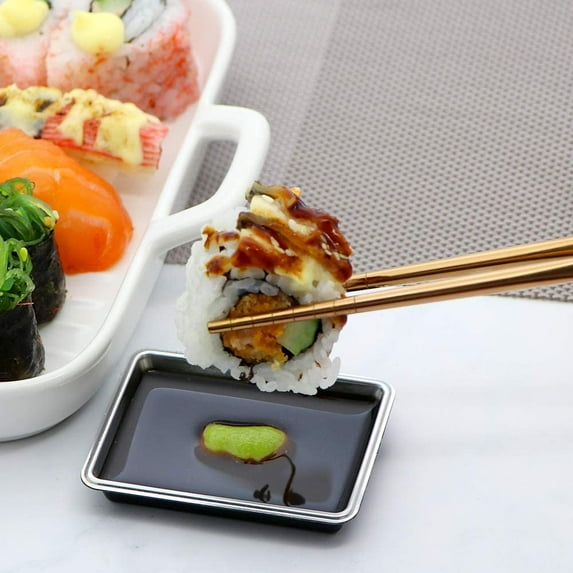 JUNCHI-Stainless Steel Chopsticks Reusable Multicolor Lightweight 304 ...