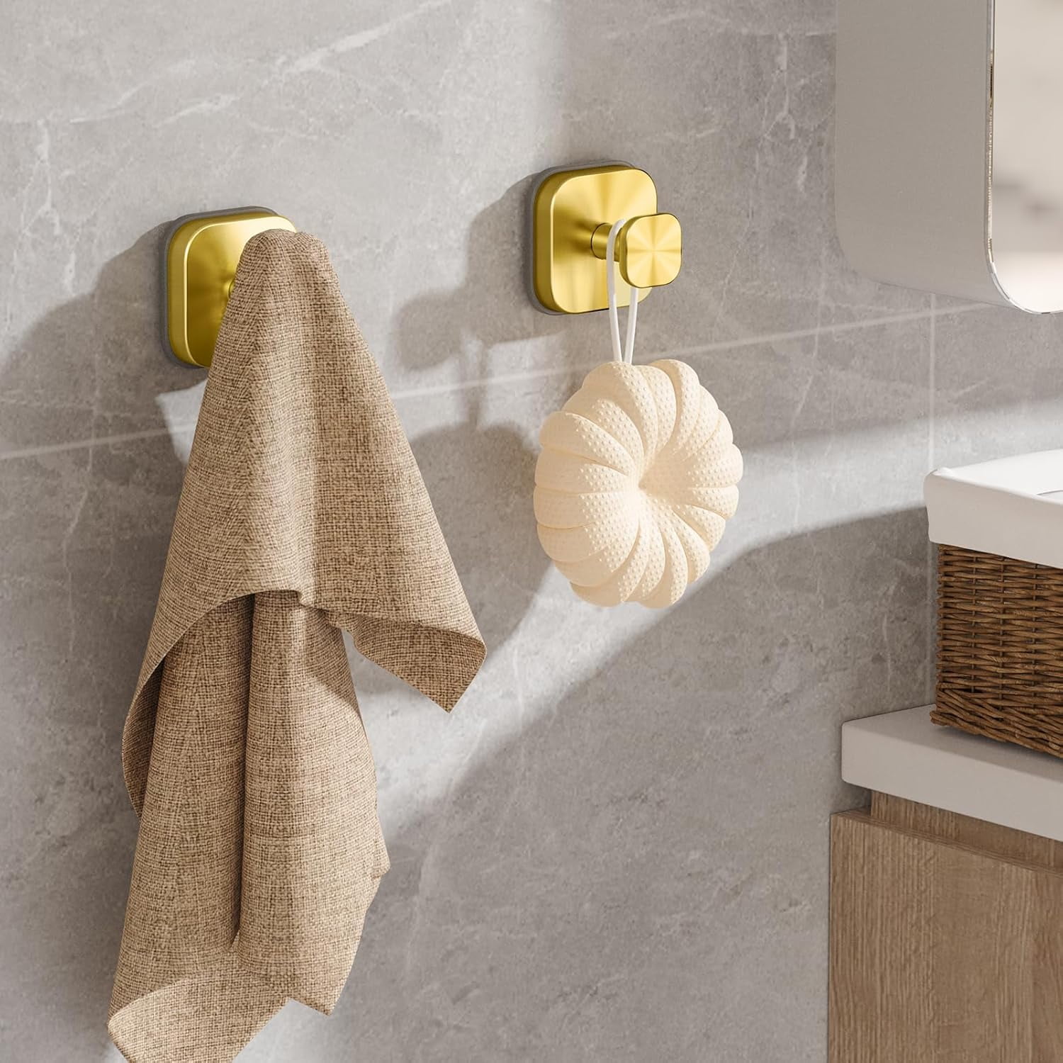 JUNCHI-Suction Cup Hooks for Shower,Heavy Duty Shower Hooks for ...