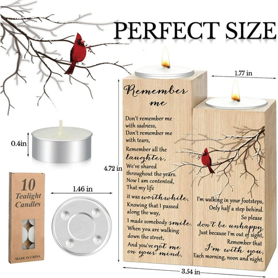 JUNCHI-Sympathy Gift Memorial Gifts for Loss of Loved One Remember Me ...