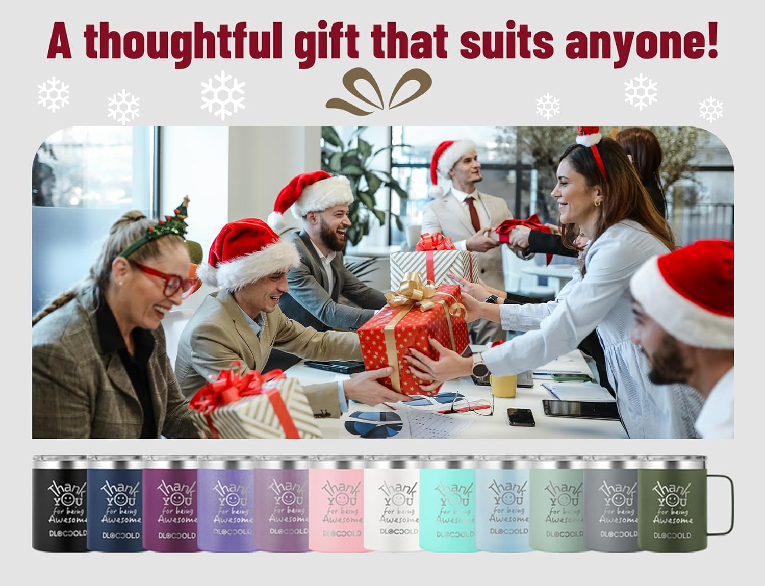 JUNCHI-Thank You Gifts for Men, Thank You for Being Awesome Mug for Coworkers, Birthday Day Gift ...