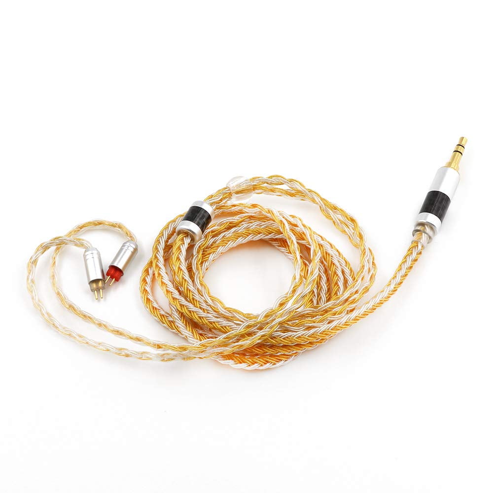 JUNCHI-Tripowin Zonie IEM Cable, 16 Core Silver Plated Earphone ...