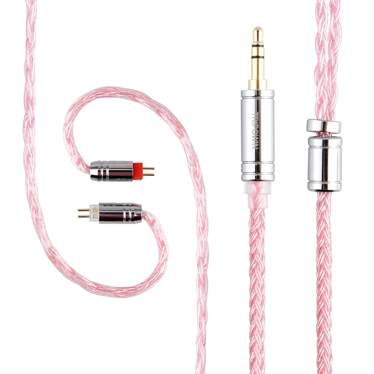 JUNCHI-Tripowin Zonie IEM Cable, 16 Core Silver Plated Earphone ...