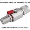 JUNCHI-UHF Lightning Arrestor PL-259 Lightning Surge Protector PL259 ...