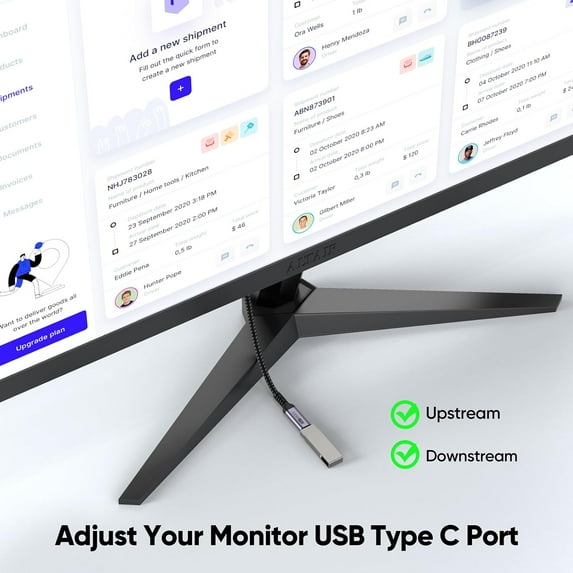 JUNCHI-USB C Extension Cable 6 inch Short, Full-Function Extender USB 3 ...