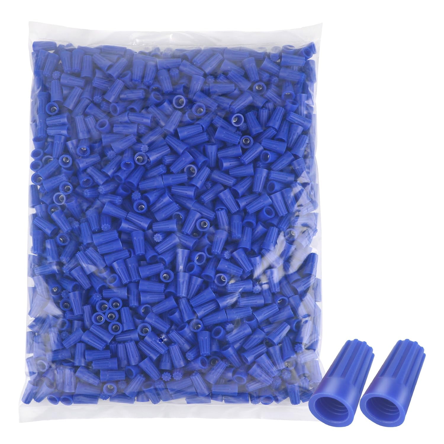 JUNCHI-Wire Conectors Nuts,Wire Twist 1000 PCS Blue Electrical Screw ...