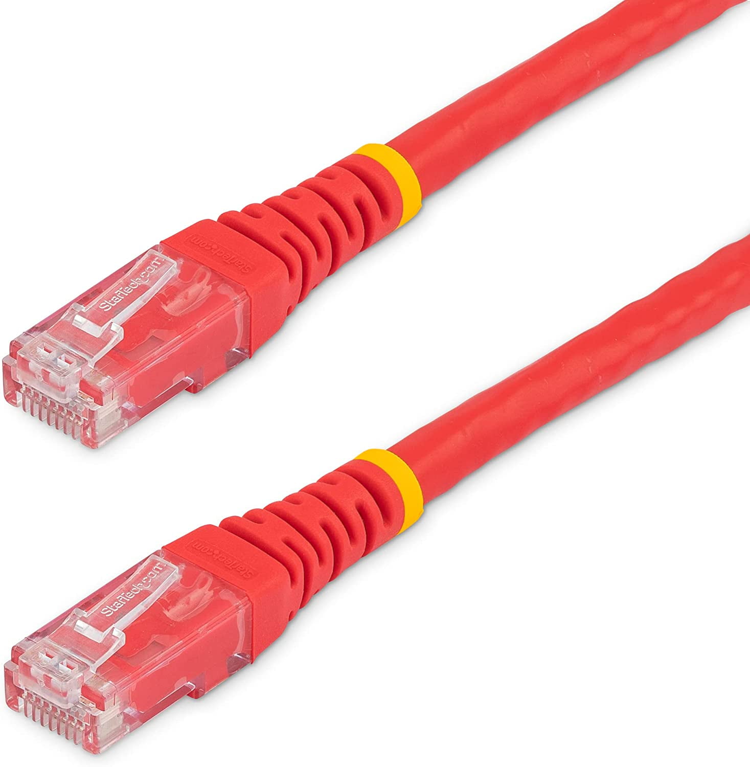 JUNCHI-.com 10ft CAT6 Ethernet Cable - Red CAT 6 Gigabit Ethernet Wire ...