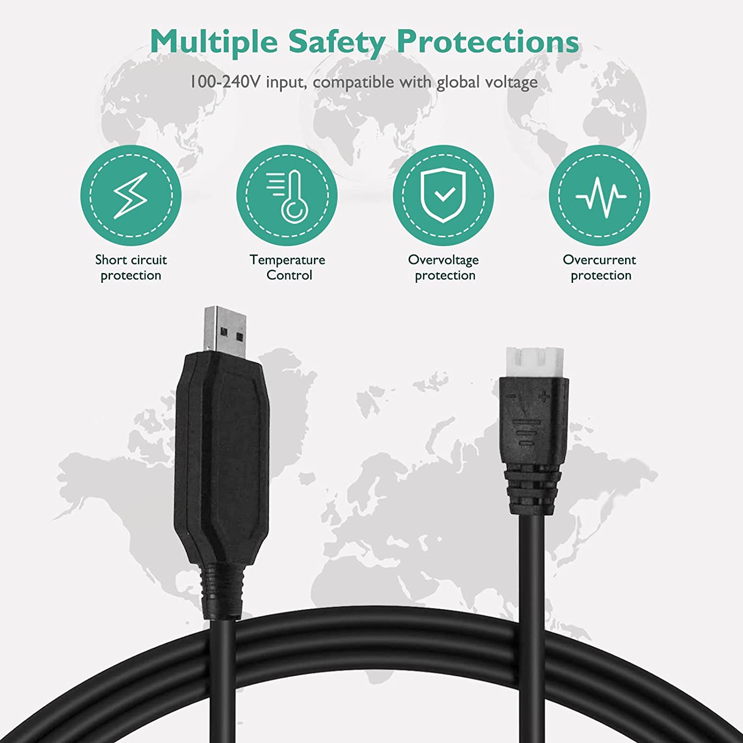 JUNCHI-for Splatrball Gun Charger, Charging Cable Compatible with ...
