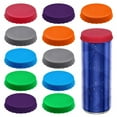 JUNDALIE Silicone Soda Can Cover Lids, 12 Pcs Reusable & Multicolored ...