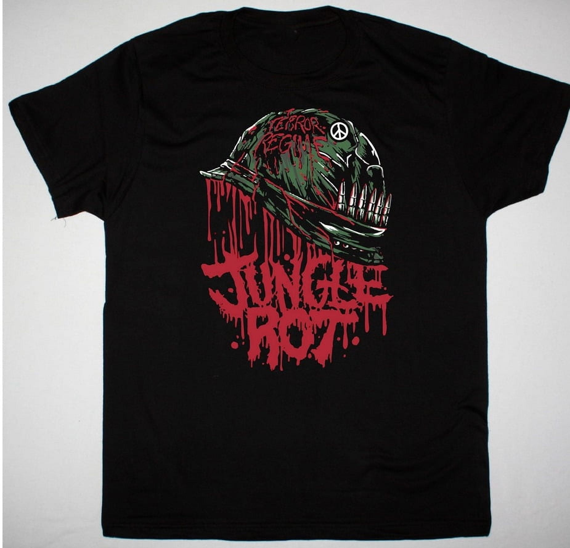 JUNGLE ROT FULL METAL ROT NEW Gift For Fan Black All Size T-Shirt AM419 - Walmart.com