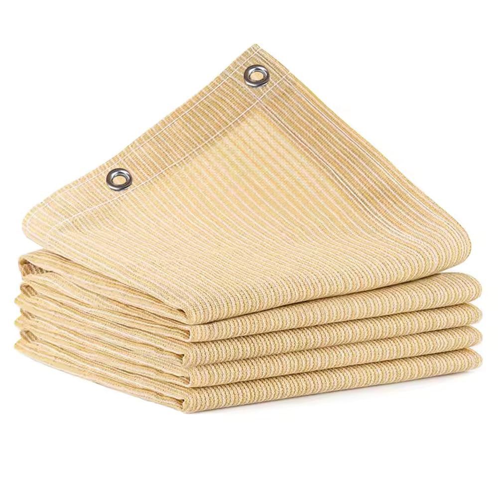 JUNKOGO Shade Cloth 90% 8x15ft Sun Shade Mesh Netting Cover for Pergola ...