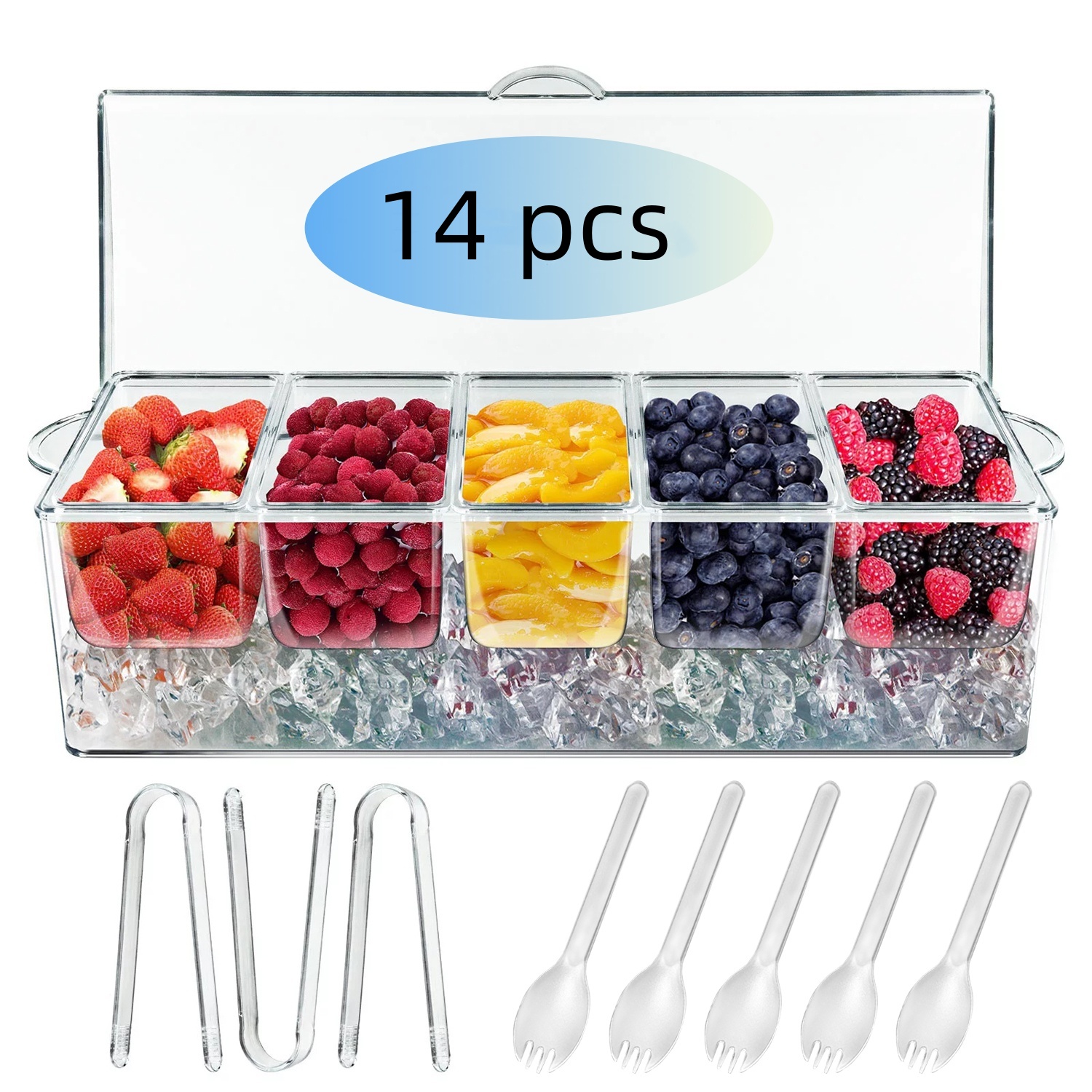 Prodyne Condiment Bar On Ice - Walmart.com