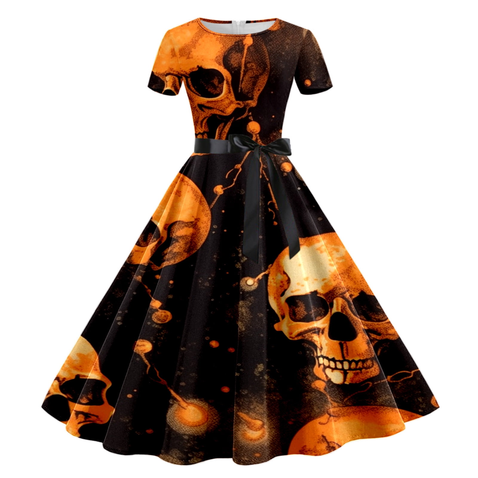 JUNLINCH Halloween Wedding Dresses for Bride Gothic Clothes Halloween ...