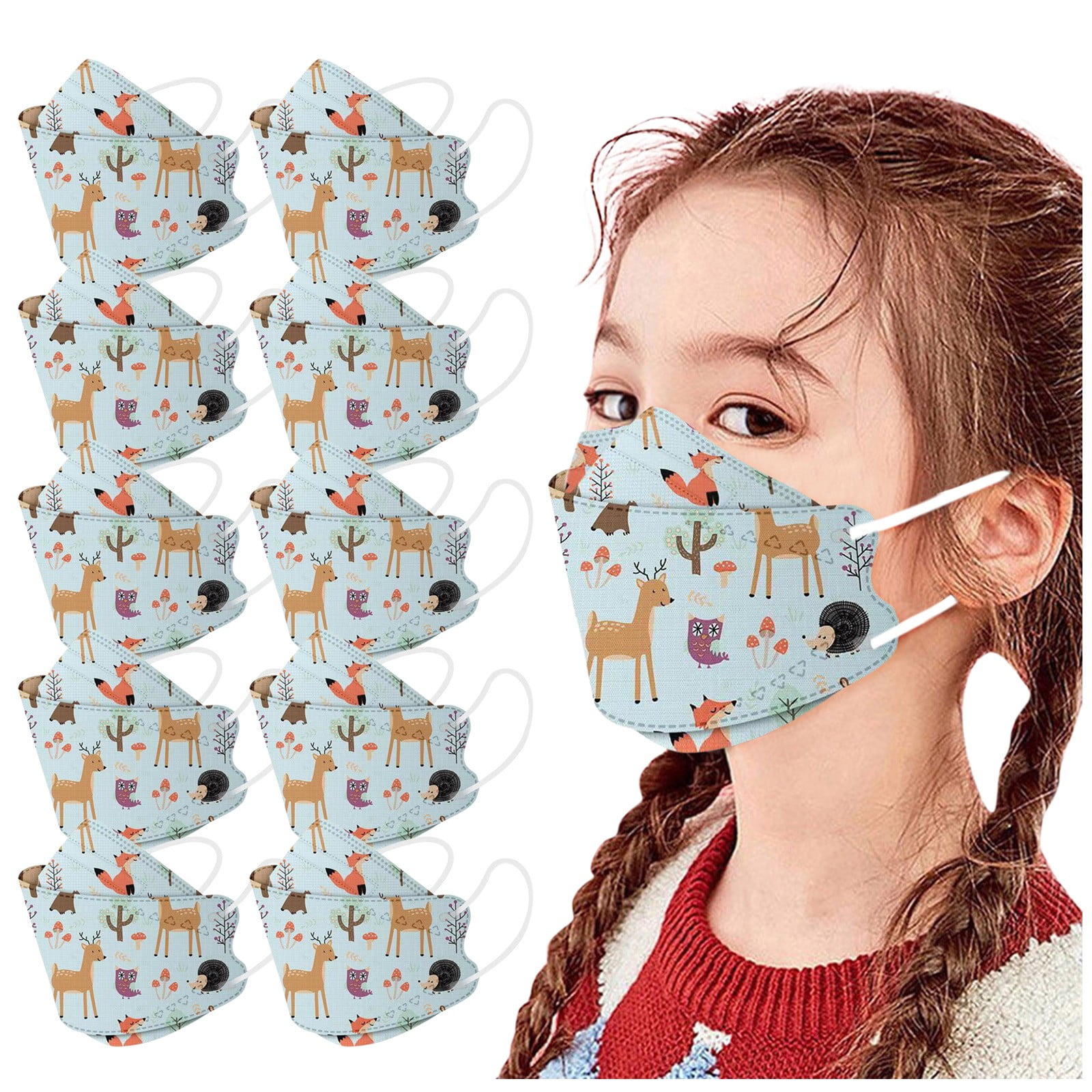 JUNLINCH Kids Disposable Anti-Pollution Protective Fabric Dirt 4 Layer ...