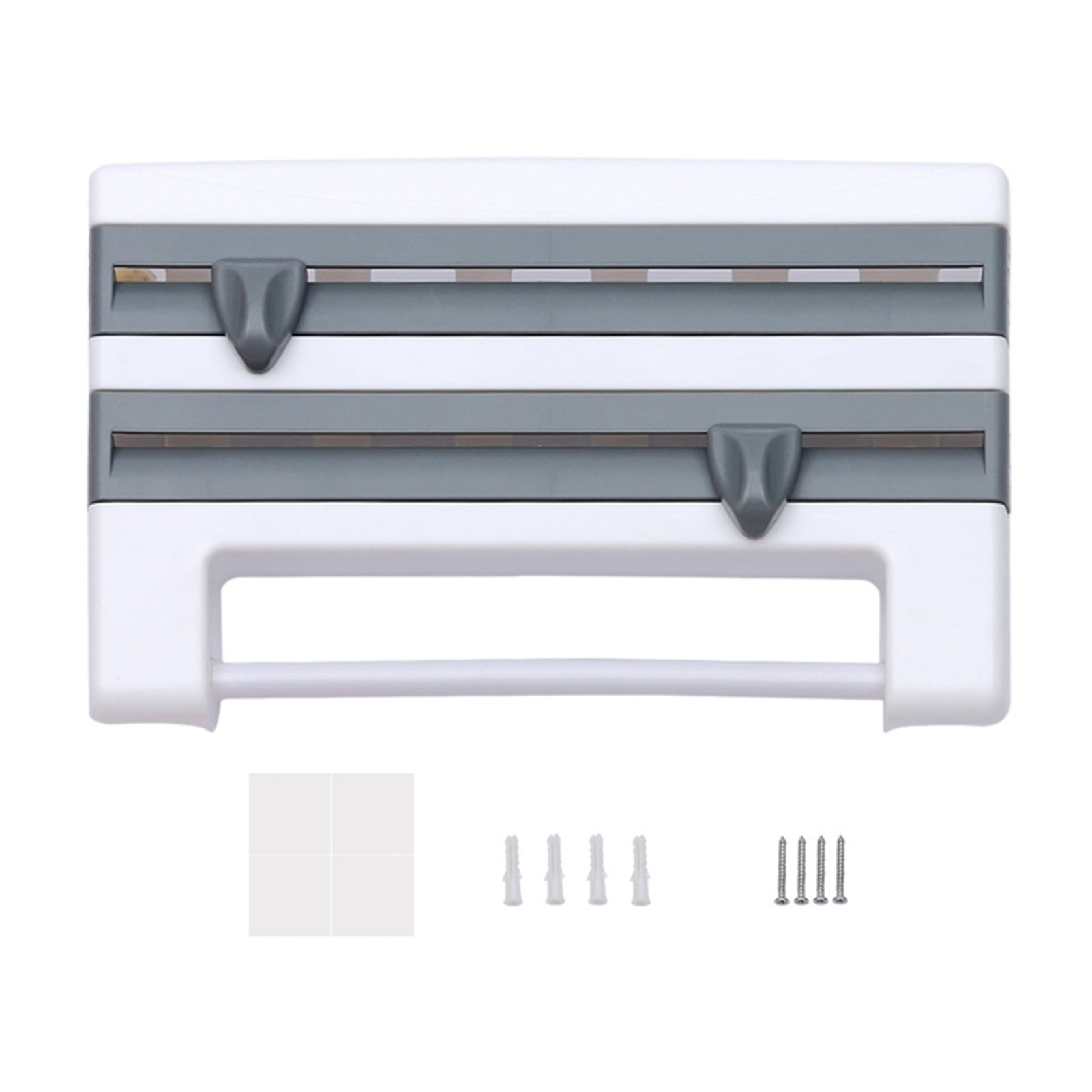 JUNM 4 In 1 Kitchen Organizer Paper Towel Holder Cling Sauce Bottle ...