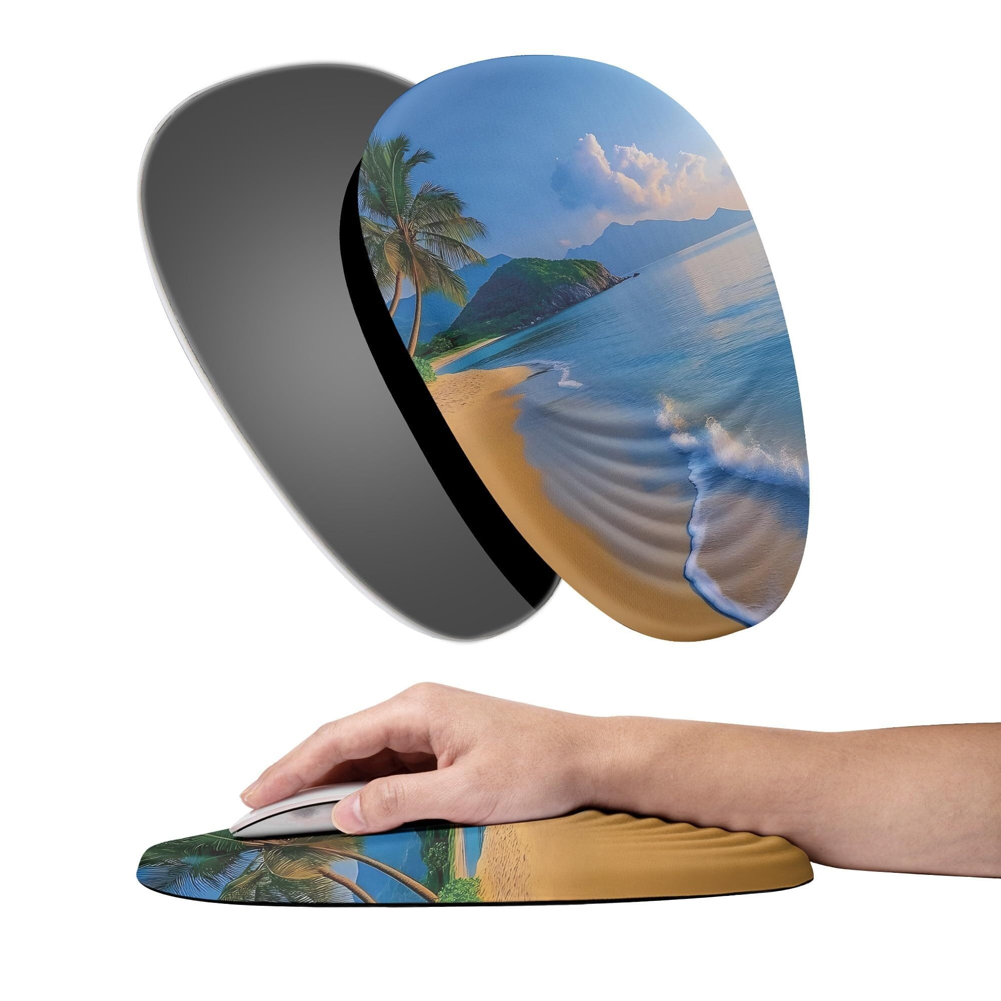 JUNM An ergonomic mouse pad with the function of supporting the wrist ...