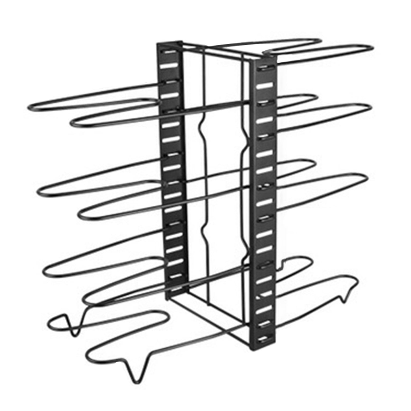 JUNM Pot Pan Rack Organizer Adjustable Holder Kitchen Cookware Pantry ...