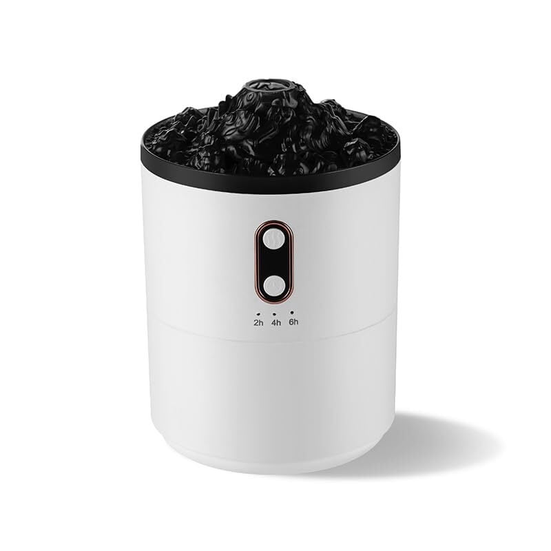 JUNM Volcano Humidifier Essential Oil Diffuser, 450ml Personal Desktop ...