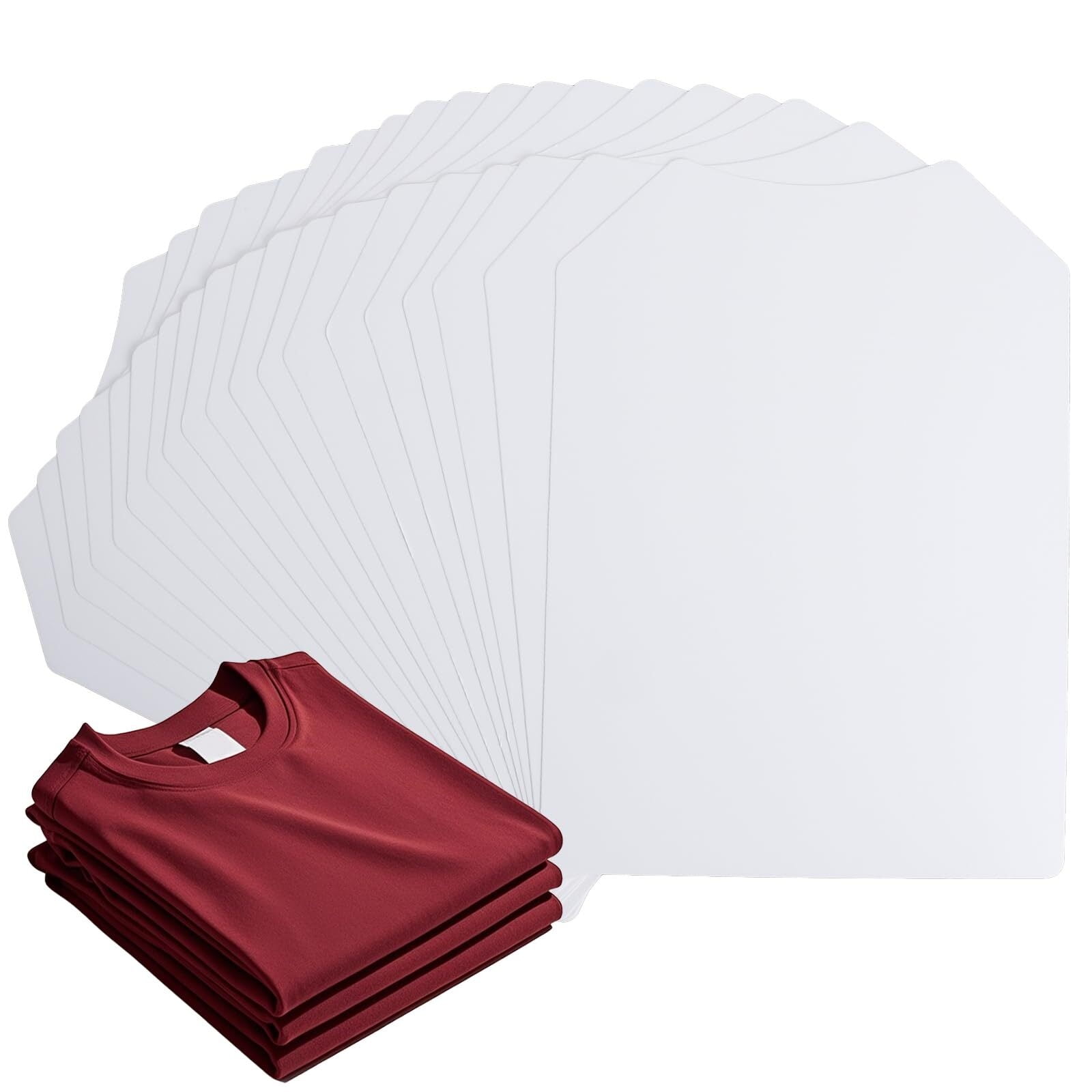 JUNM White Shirt Cardboard Inserts T Shirt Folder Board for Clothes ...