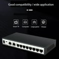 JUNNGDZ Game 10-Ports Gigabit Ethernet Smart Switch: Fast LAN Adapter ...