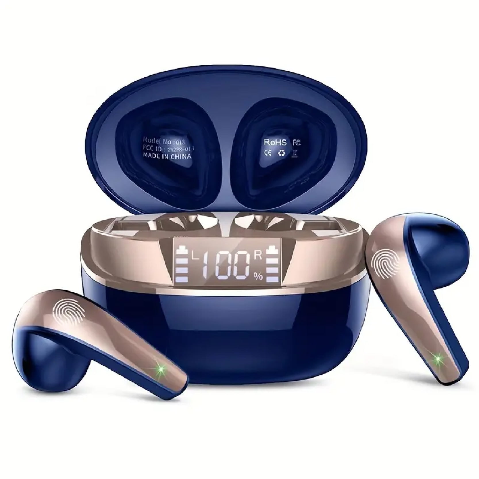 JUNOVE wireless earbuds, wireless 5.3 earbuds, HiFi stereo, wireless ...