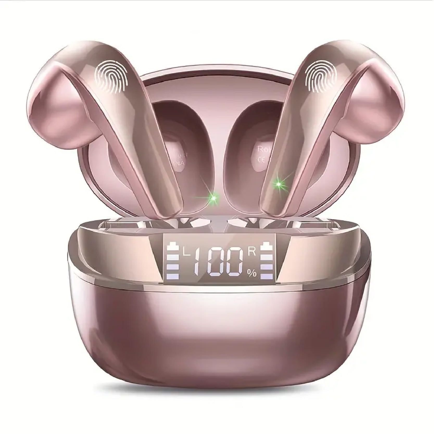 JUNOVE wireless earbuds, wireless 5.3 earbuds, HiFi stereo, wireless ...